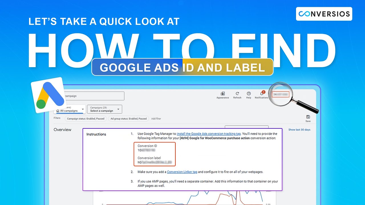 How to Find Your Google Ads Conversion ID and Label (Easy Guide) - YouTube