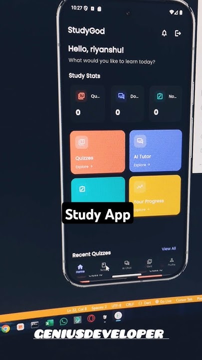💖STUDY APP IN FLUTTER #shorts #youtubeshorts #coding - YouTube
