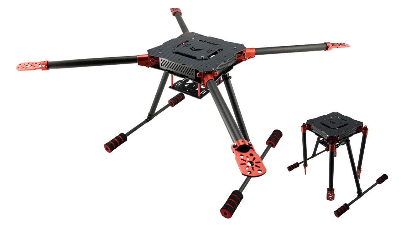 INNLOI 750mm Carbon Drone frame folding QuadCopter frame Multi Rotor ...