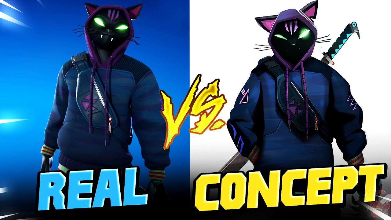 Is Nyanja BETTER than his CONCEPT ART? | Fortnite Survey Skins Analysis ...