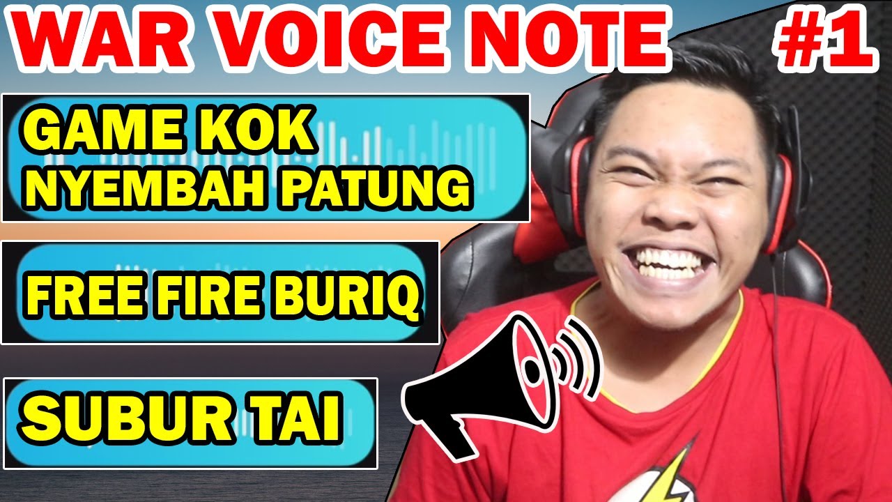 YANG BAPER, MINGGIR DULU - WAR VOICE NOTE INSTAGRAM #1 - YouTube