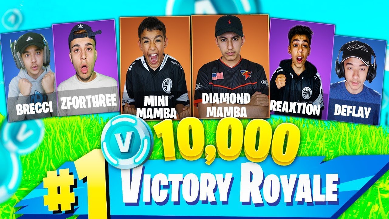 Pro Fortnite Tournament With Brothers And Friends! 10,000 V Bucks Prize ...
