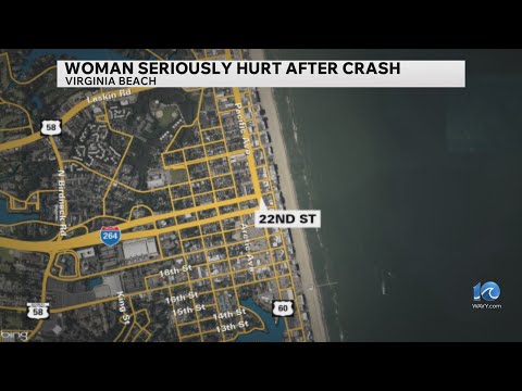 VBPD: Pedestrian seriously hurt following crash on 22nd Street