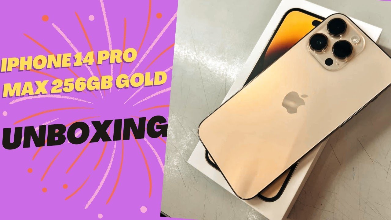 iPhone 14 Pro Max *Gold 256GB* Unboxing + Set up| #iphone # ...