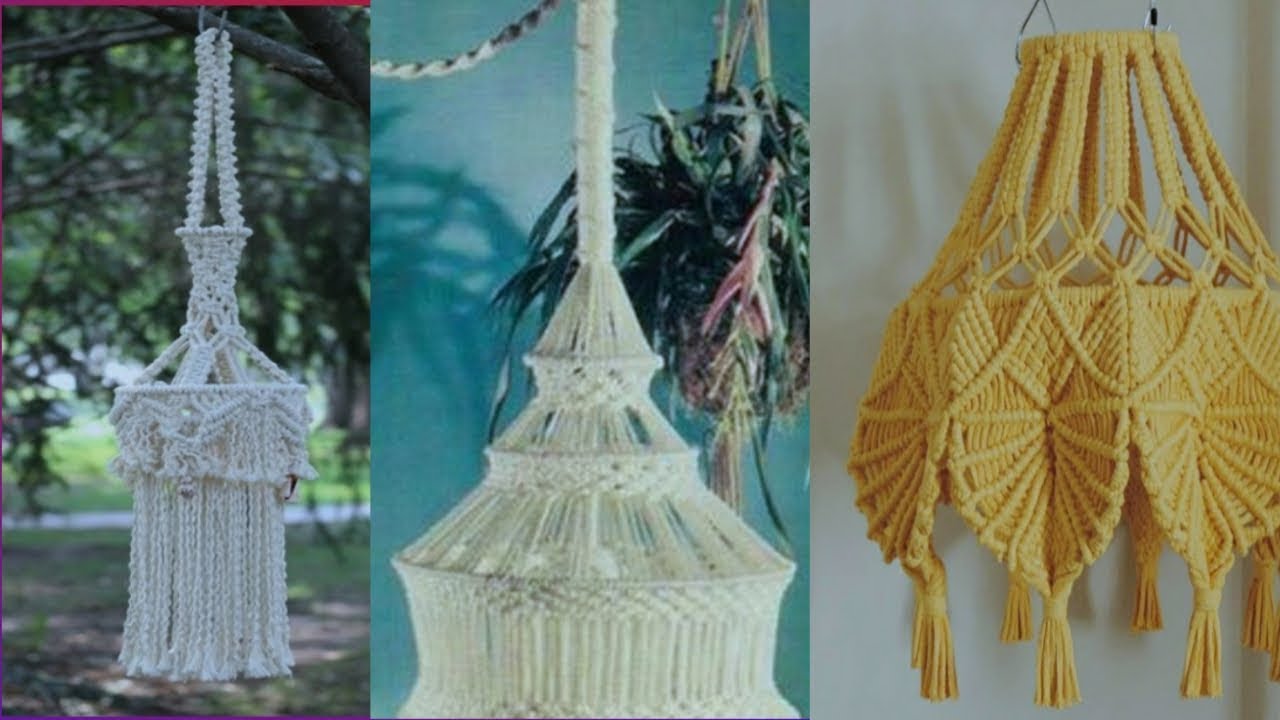 New macrame jhumar designs - YouTube