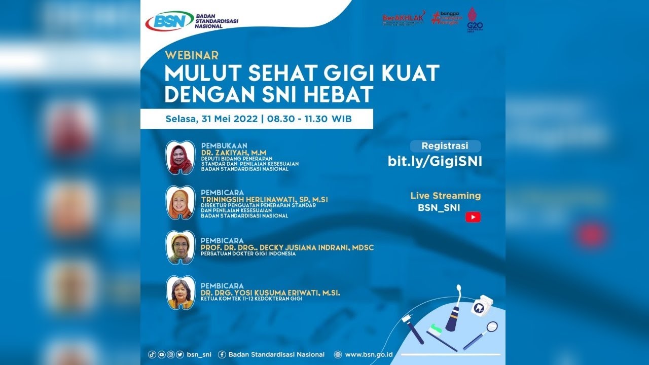 Mulut Sehat Gigi Kuat Dengan SNI Hebat - YouTube