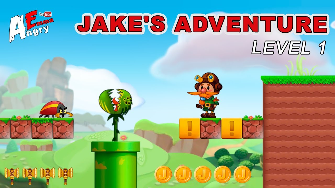 Jake's Adventure - Level 1 / Gameplay Walkthrough (Android, iOS) - YouTube
