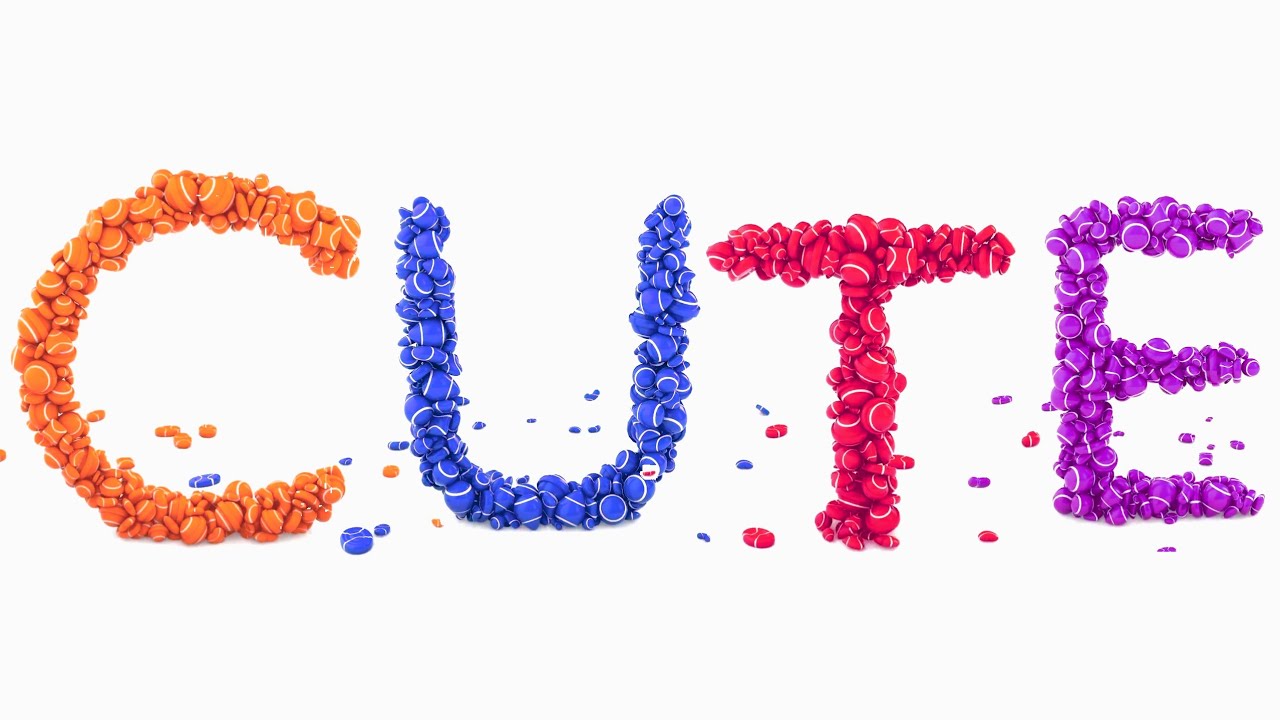 Learn CUTE's with 3D Colorful Candies Effects Sponsored by Ecuavisa ...