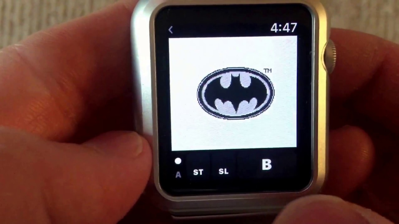 Batman (1989 Movie) for Apple Watch Gameboy Emulator (Giovanni) - YouTube