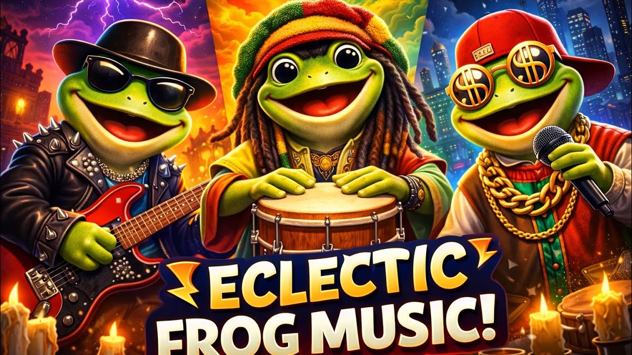 🔥 Eclectic Frog Music 🐸🎶 | Rock, Reggae & Hip Hop Instrumental Mix ...