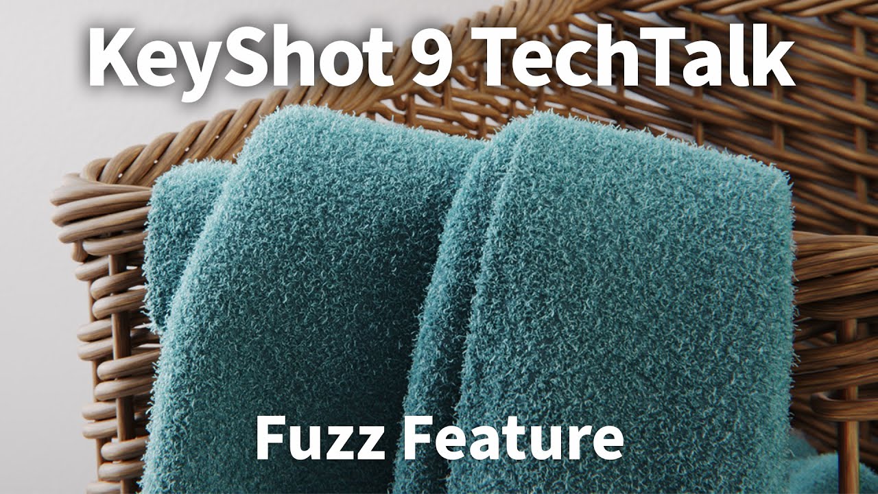 KeyShot 9 TechTalk - Fuzz Feature - YouTube