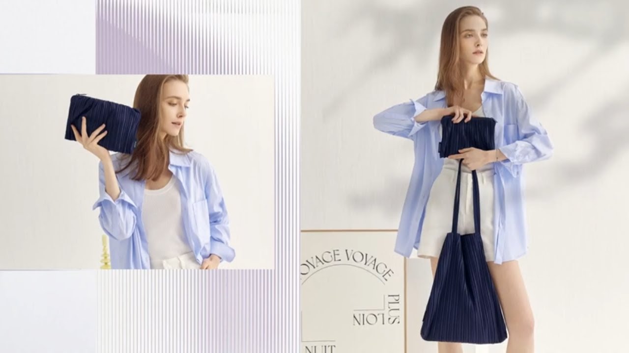 Eco bag recommendations that take care of the environment and style. [Pleats bag BLUEORB Each ...