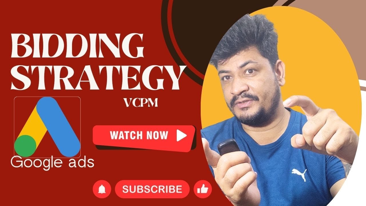 Bidding Strategy Adwords - vCPM (viewable CPM) - Part 9 - YouTube