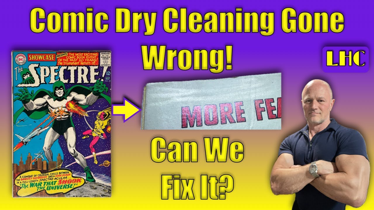 Comic Book Dry Cleaning Gone Wrong! - YouTube
