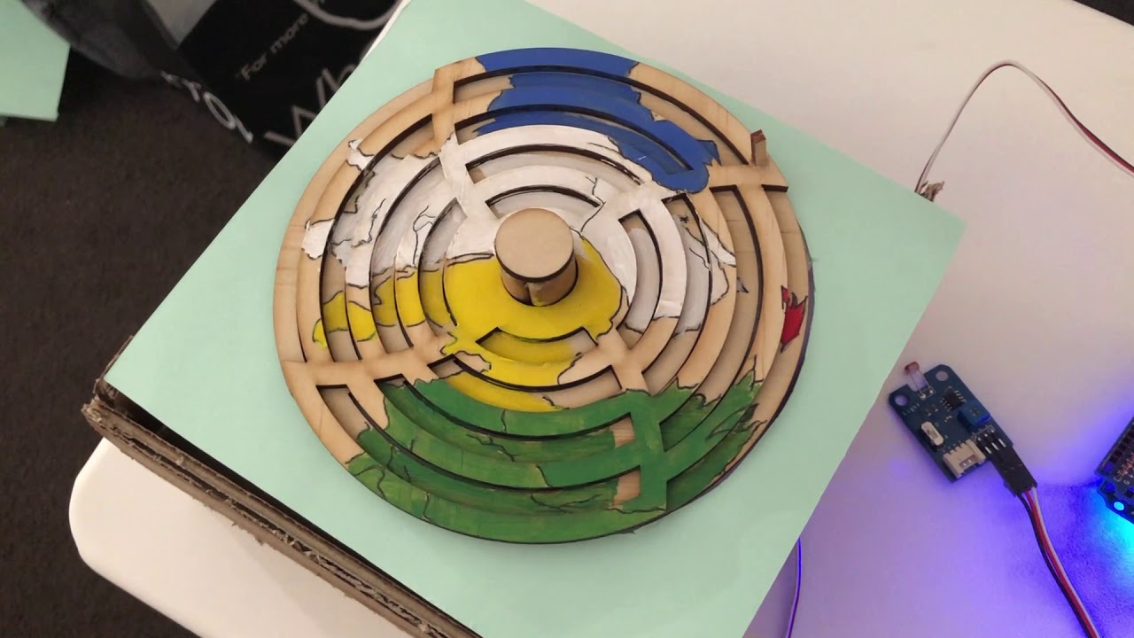 tangible prototype| music player - YouTube