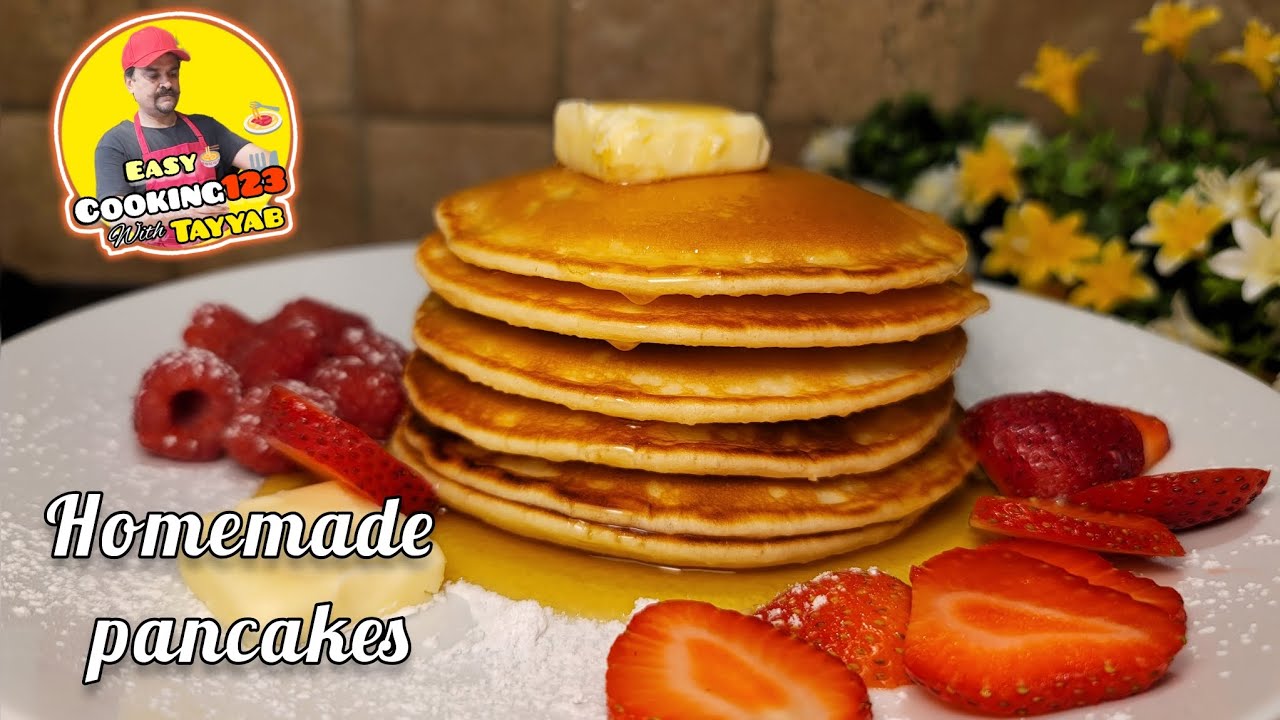 How to make simple pancake | Delicious pancakes Recipe | Easy pancakes ...