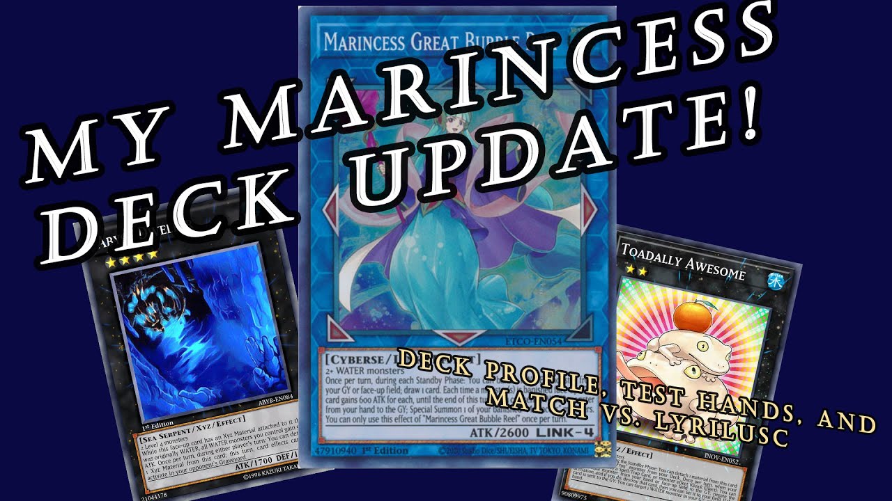 Yu-Gi-Oh! Marincess deck update PRE SUPPORT - Building a tough board ...