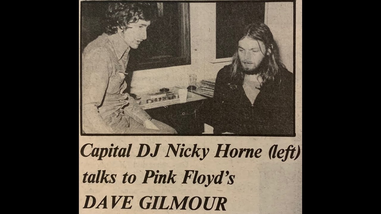 David Gilmour (for Pink Floyd) - Radio Interview (Capital Radio, 1976 ...