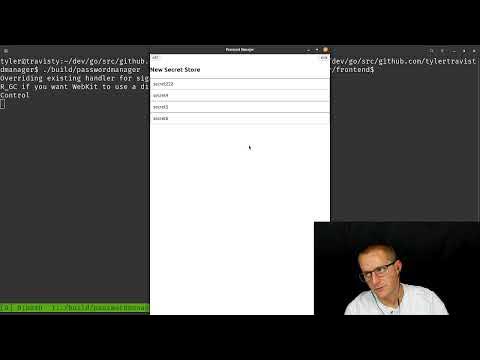 Building a simple password manager using Wails.app and Golang Part 15 | Twitch stream - YouTube