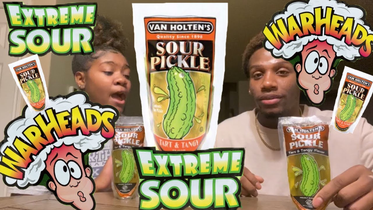 SOUR PICKLE MUKBANG CHALLENGE !!! EXTREMELY SOUR!! - YouTube