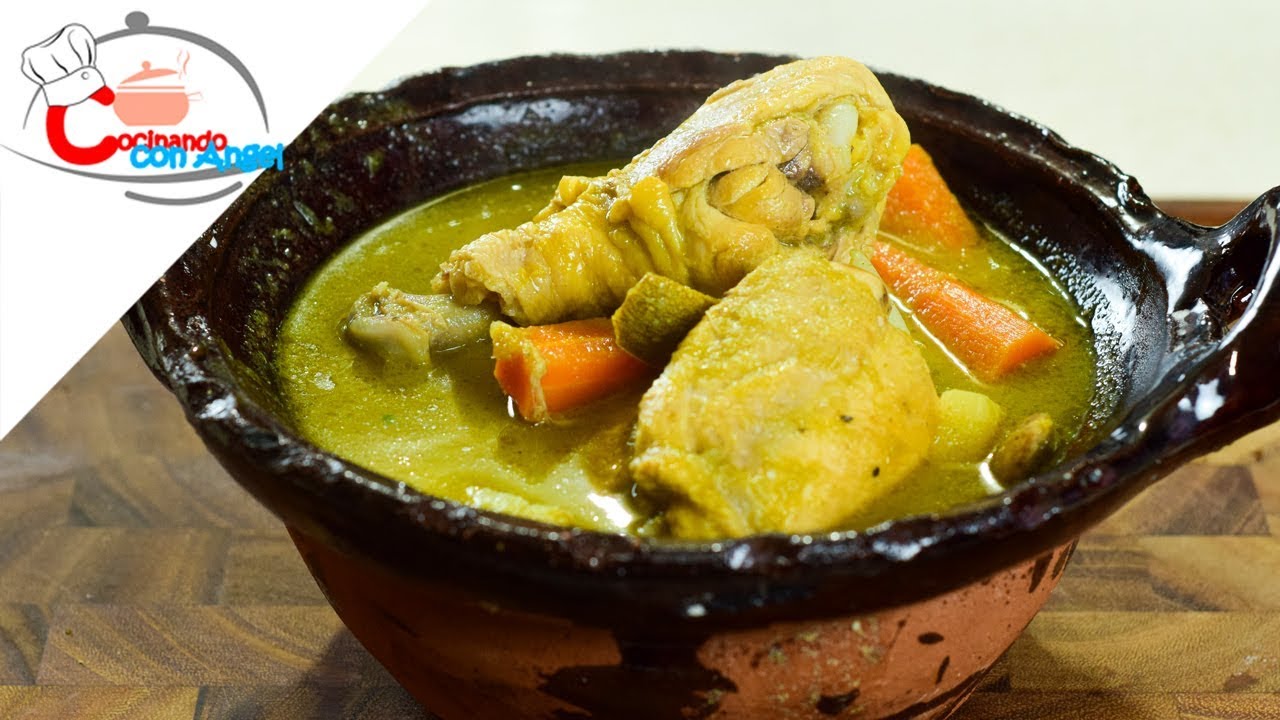 Mole de Olla Verde de Pollo Fácil y Delicioso - YouTube