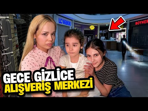 DÜNYANIN EN AKILLI ÇOCUĞU İLE GECE GİZLİCE AVM'DE KALDIK !? | Gamze Karta Öykü Karta