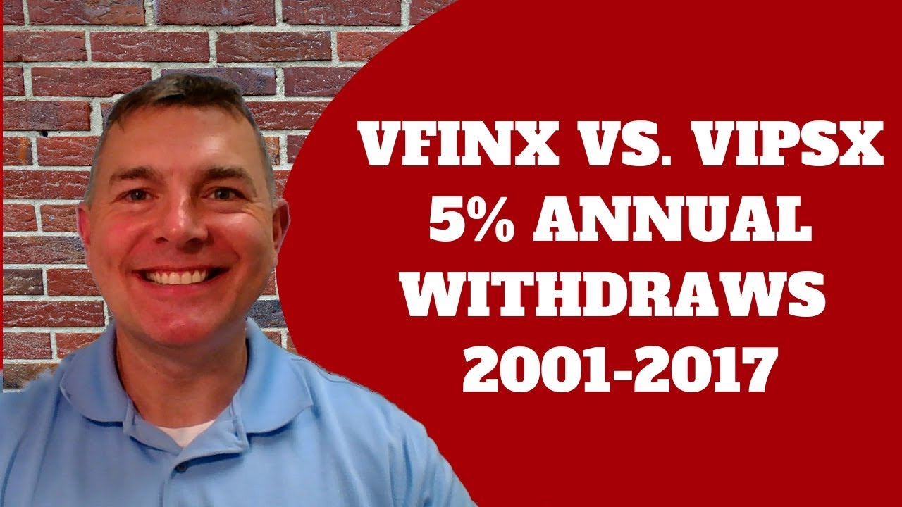 Withdrawing 5% Annually - VFINX vs. VIPSX - YouTube