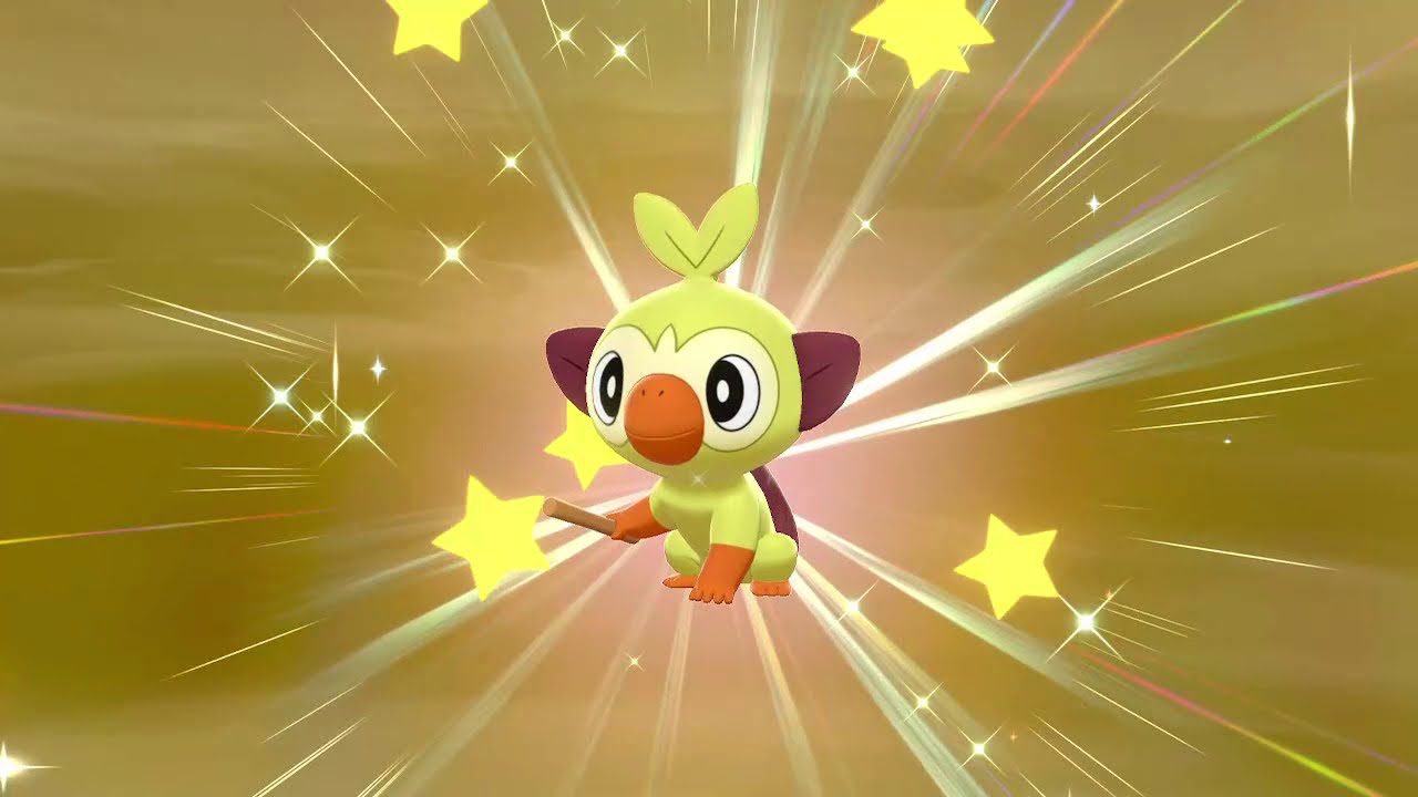 Shiny Grookey 96 eggs!!!!! Pokemon Sword & Shield - YouTube