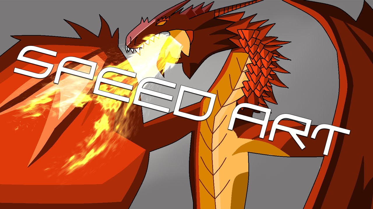Speed Art - Dragon - YouTube