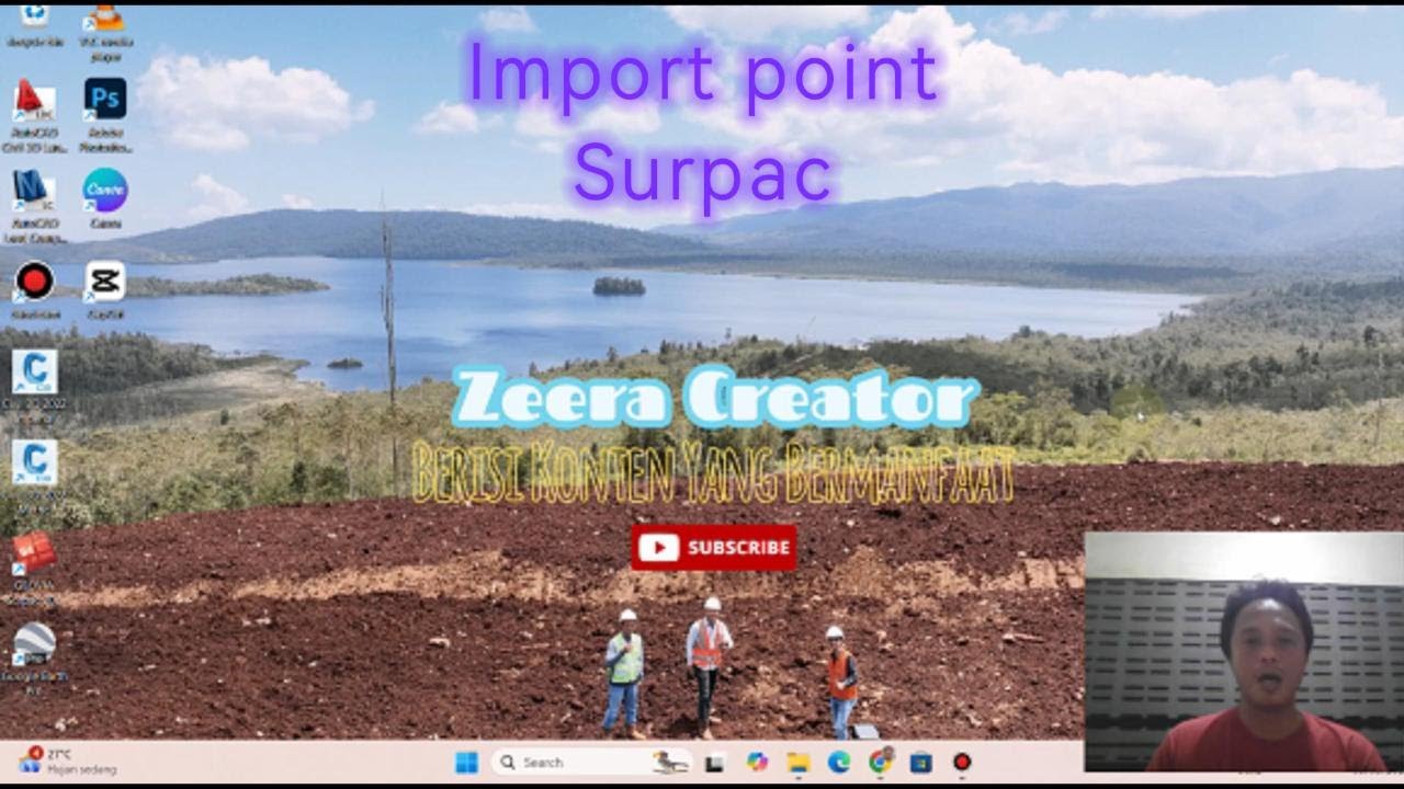 Tutorial import point software surpac, Part 2.. - YouTube
