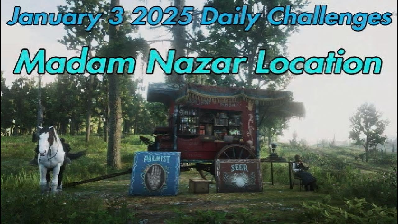 Red Dead Online Daily Challenges Madam Nazar Location January 3 2025 # ...