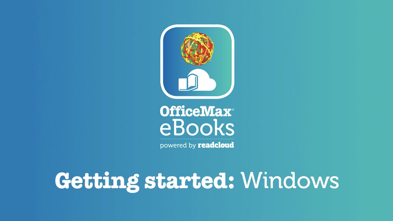 OfficeMax eBooks: Getting started on Windows - YouTube
