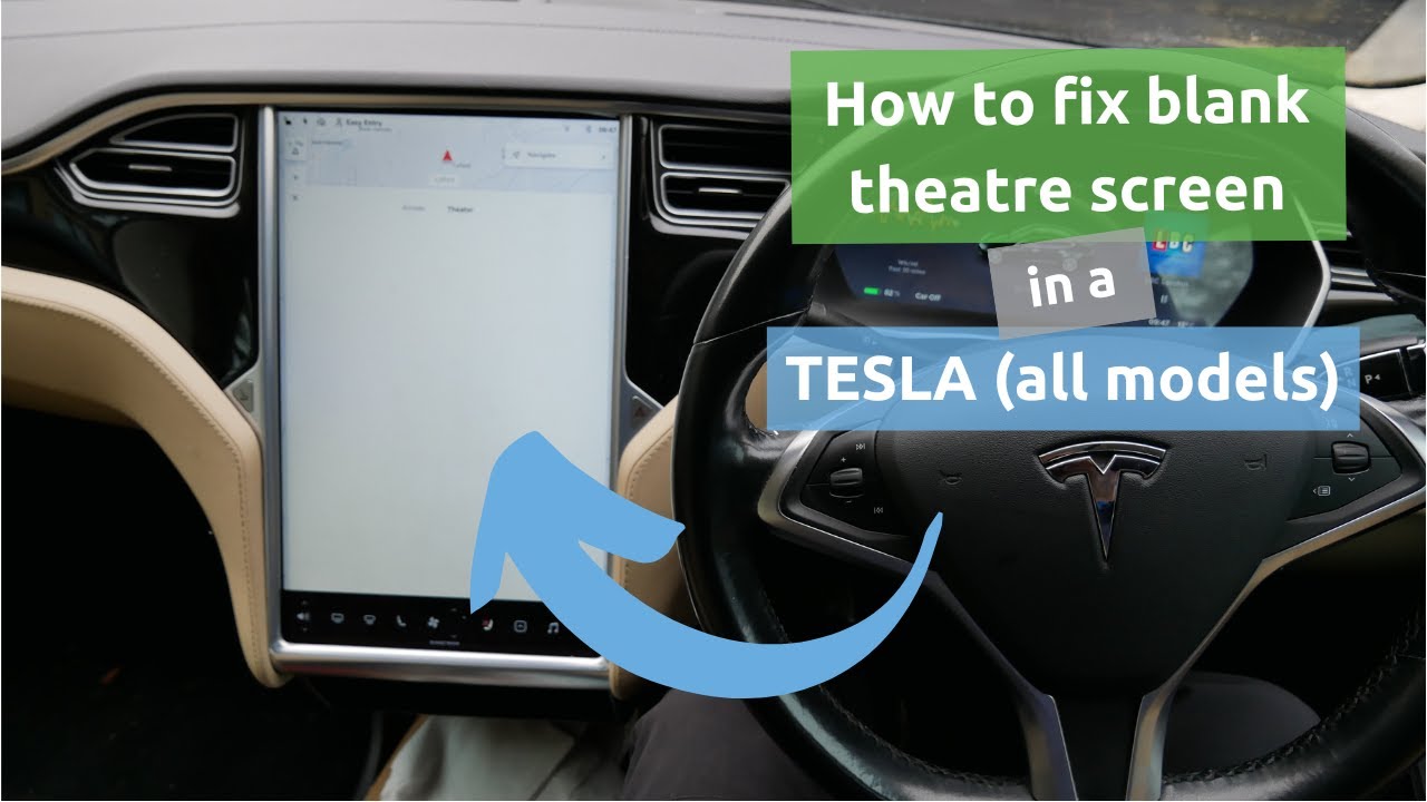 How to fix a blank theatre screen in a Tesla (with MCU2)? - YouTube