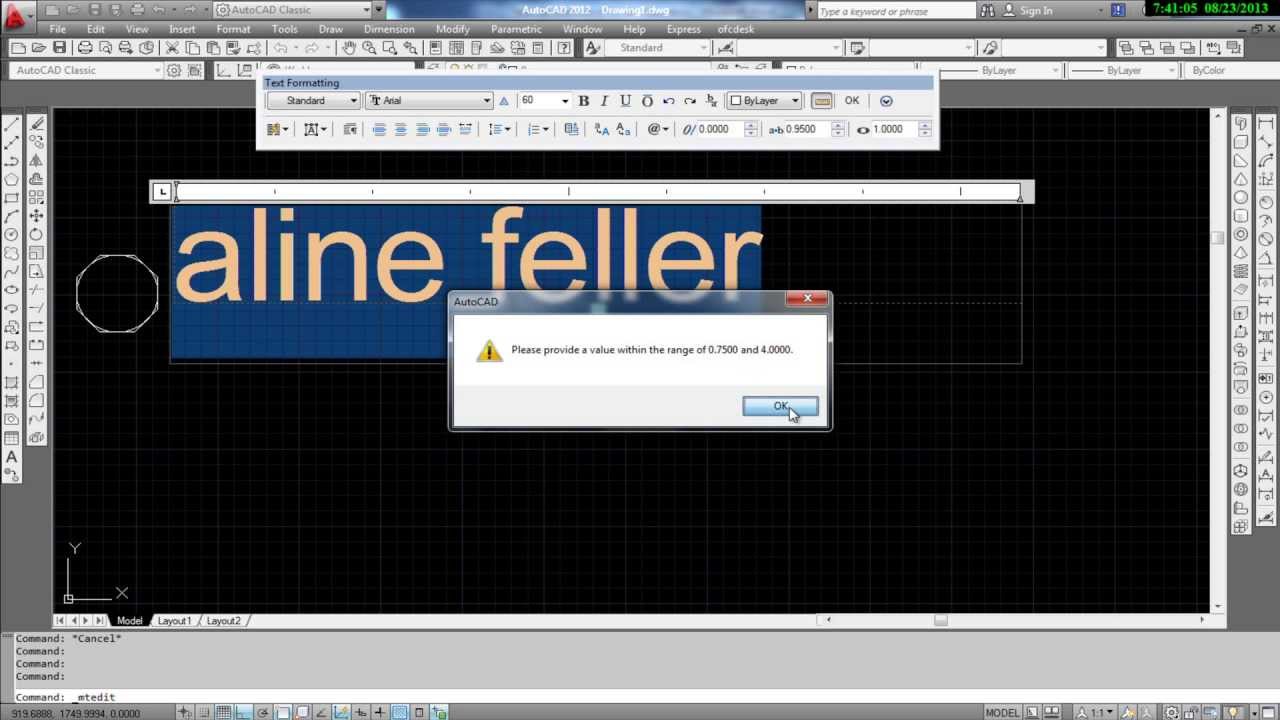 Aula 02 - Forma geométrica AutoCAD em full hd - YouTube
