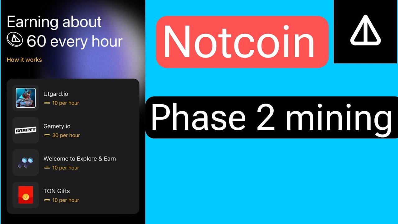 notcoin | Notcoin phase 2 mining | Notcoin new update - YouTube