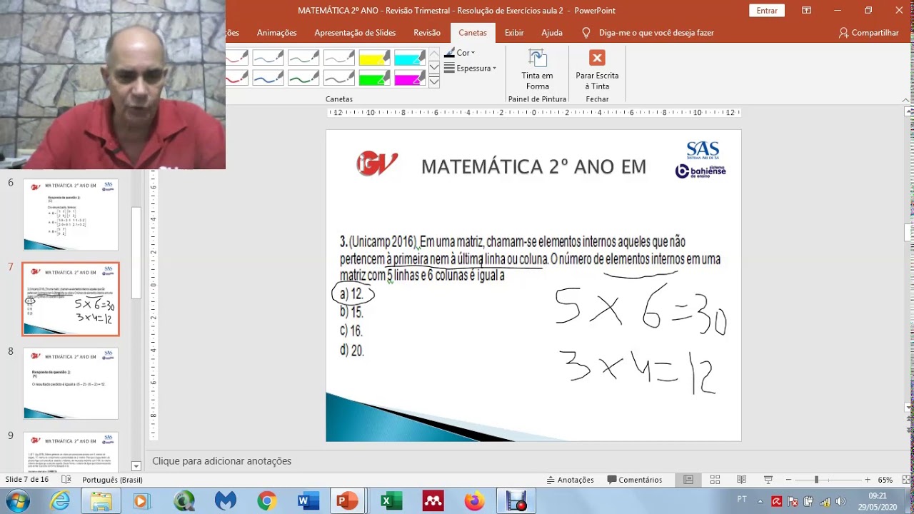 Aula 7 Matemática - 2ª série / 2000 - Professor: Márcio Macedo. - YouTube