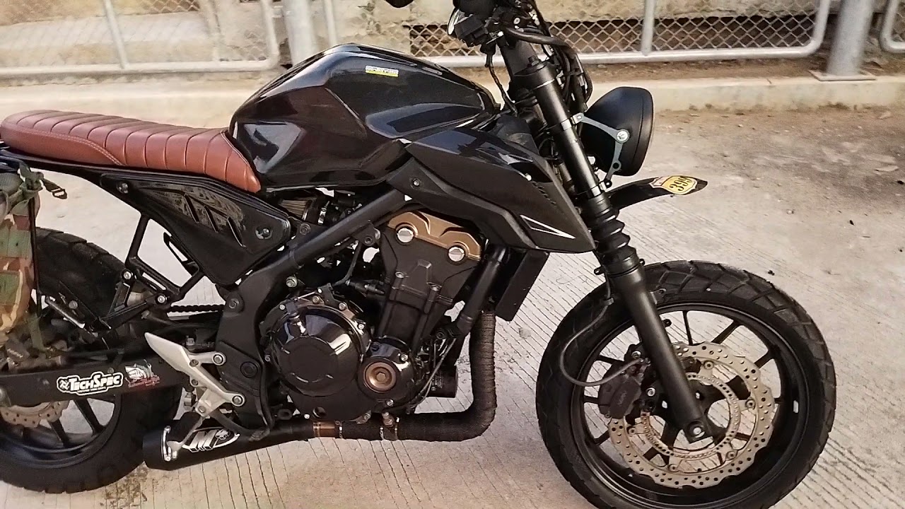 Honda CB500F Scramble custom - YouTube