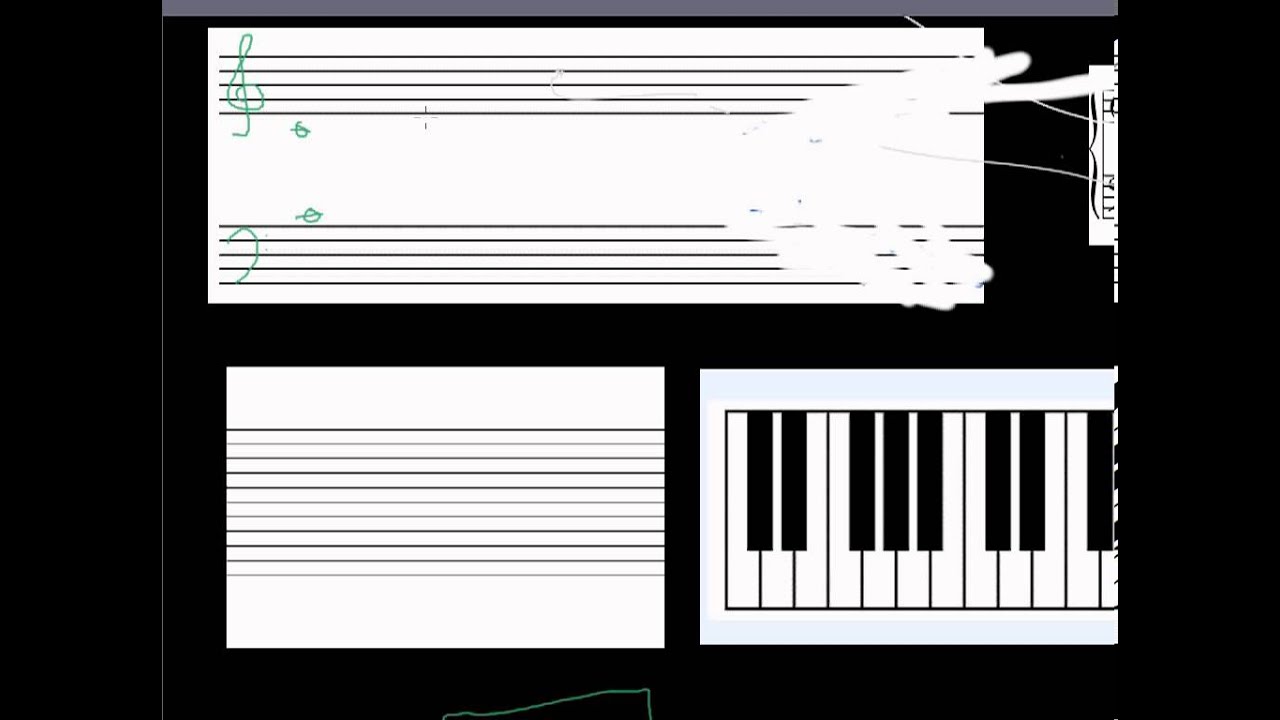 Treble lines and spaces - YouTube