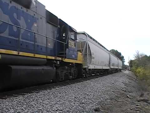 CSX 2750 Leads CSX A707-19 w/ Engineer Carolyn & Conductor Courtney at North Graysville - YouTube
