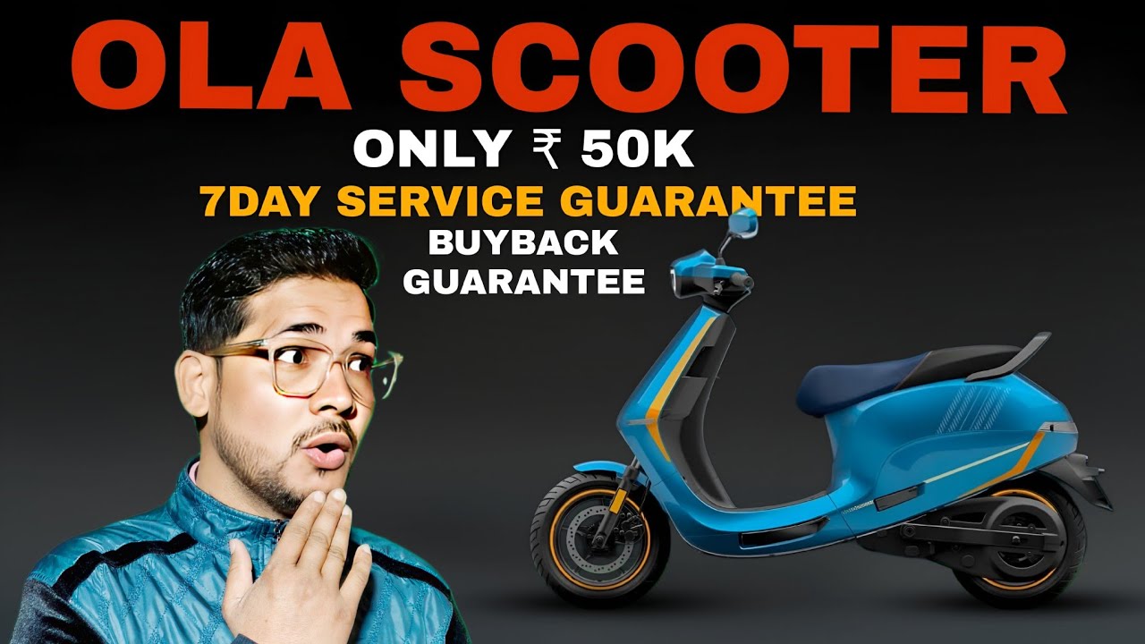 OLA SCOOTER only ₹50k/7 DAY SERVICE GUARANTEE ⚡BUYBACK OFFER - YouTube