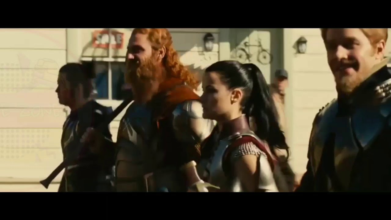 Sif and the Warriors 3 in New Mexico-Thor 1 Deleted Scene from Infinity ...