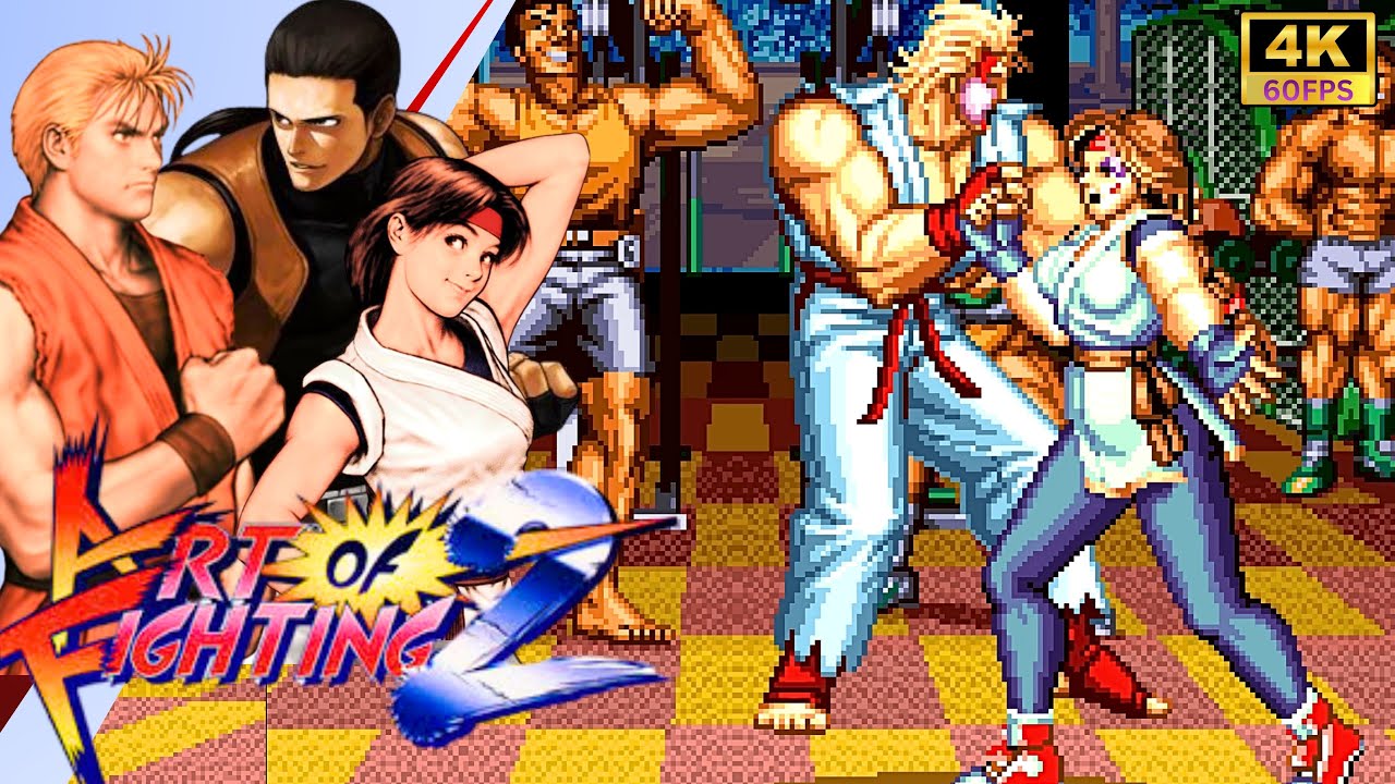 Ryo, Yuri, Robert vs Yuri 💥 Art of Fighting 2 Intense Fights 4K 60FPS ...