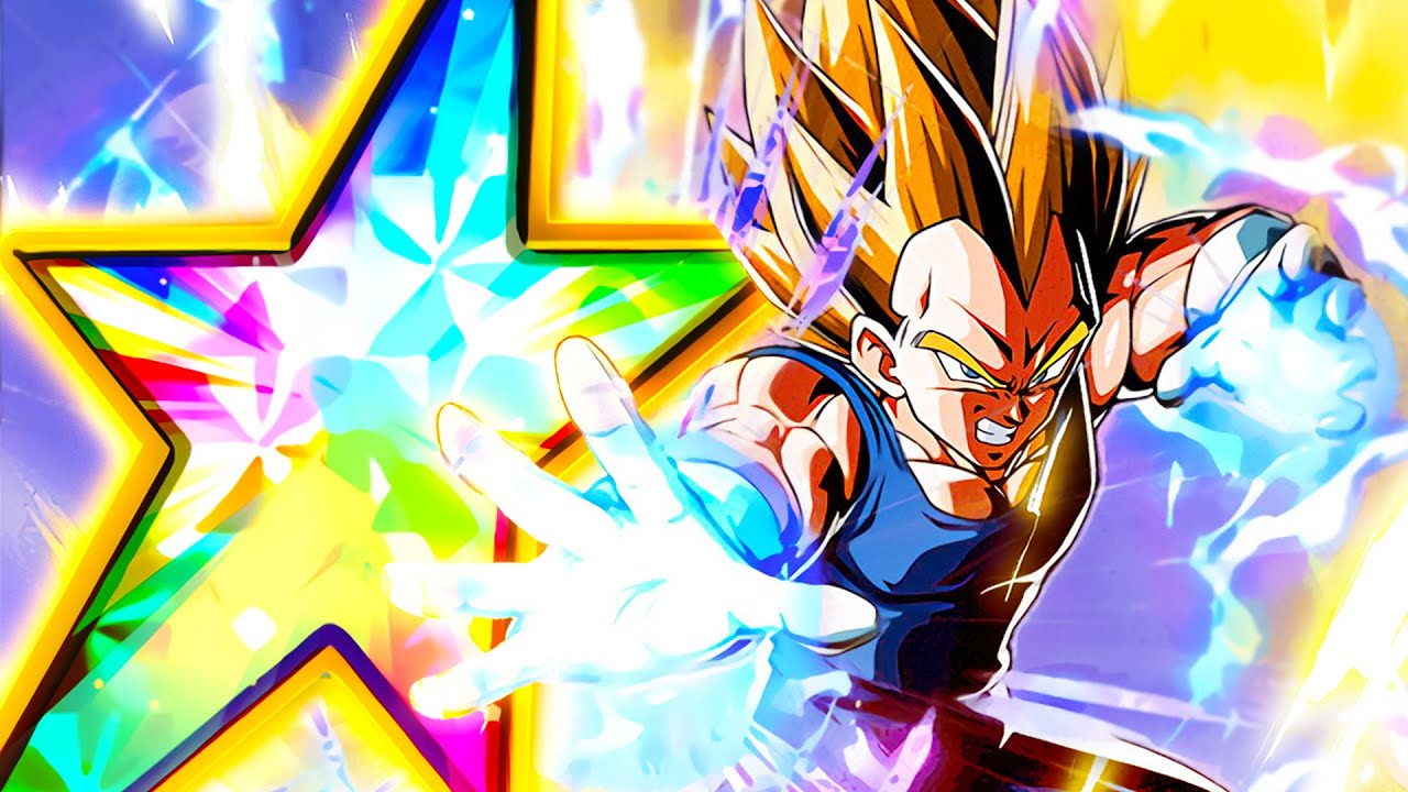 (Dokkan Battle) 100% RAINBOW FULL LINK LEVEL 10 LR SSJ2 ANGEL VEGETA ...