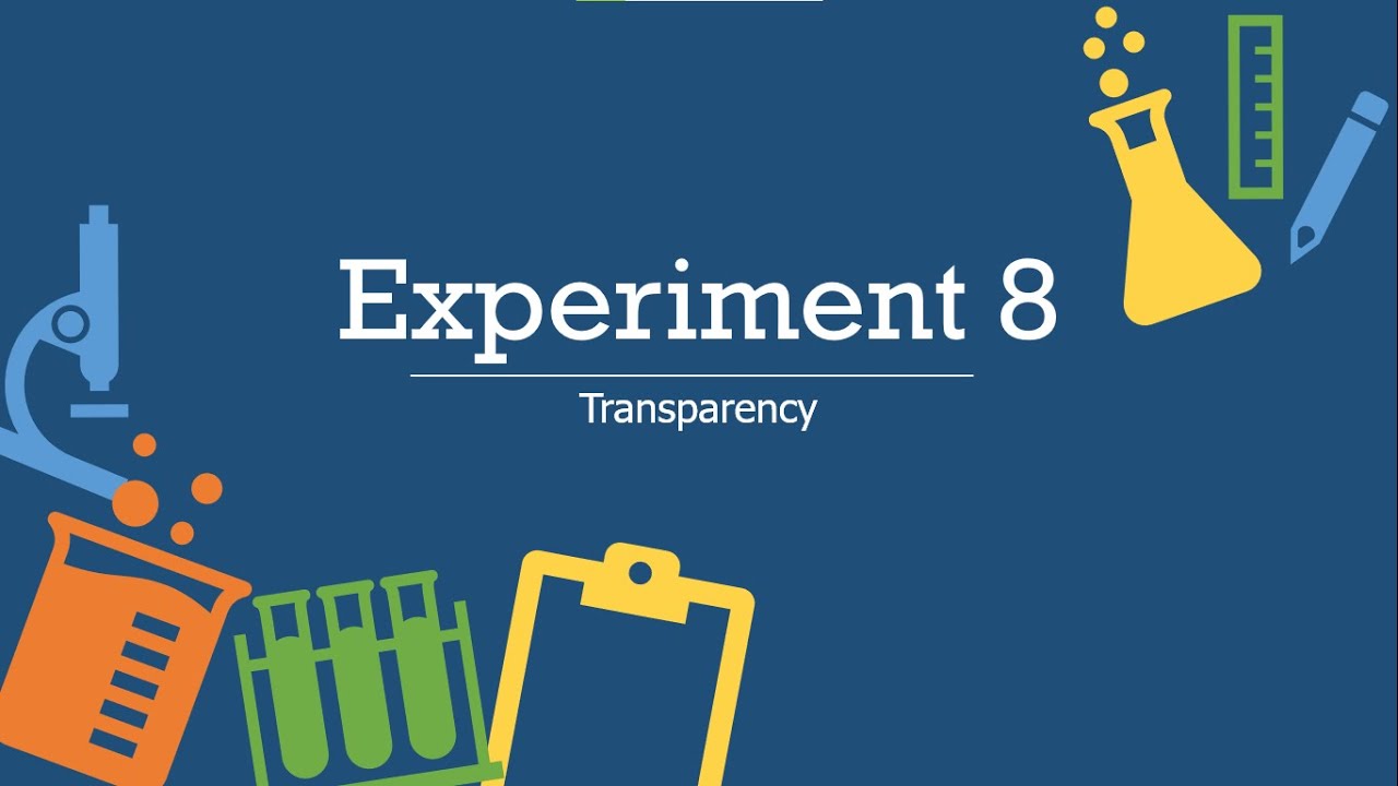 Transparency | Experiment 8 | Crazy Science - YouTube