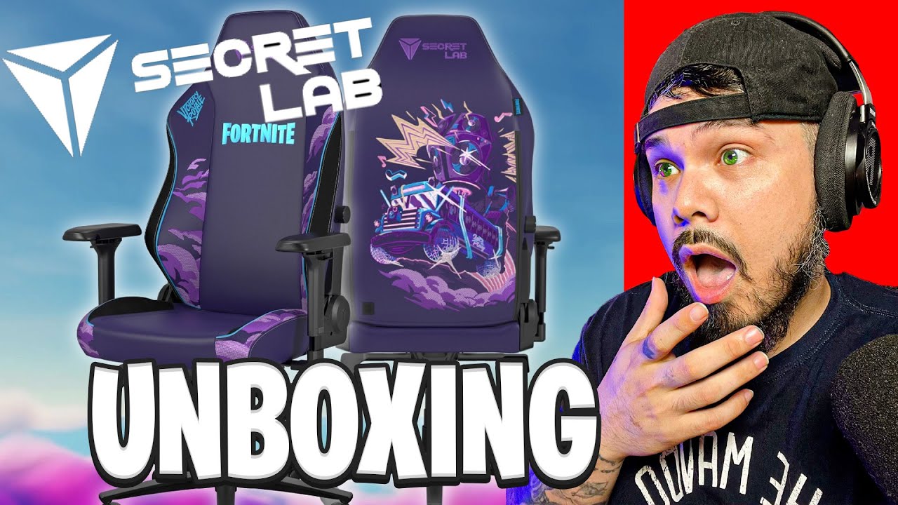 UNBOXING The Secretlab Titan Evo 2022 Fortnite Battle Bus Edition - YouTube