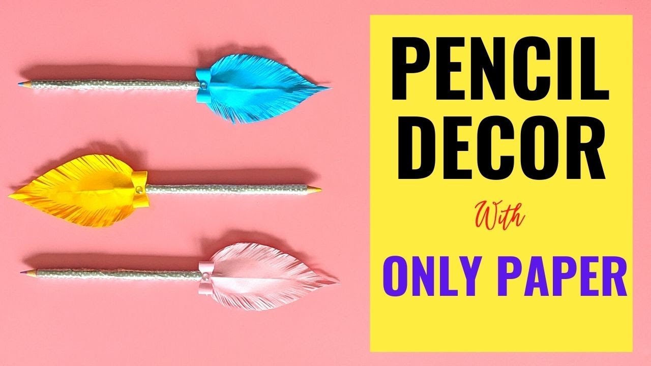 EASY ORIGAMI PAPER PEN | PAPER CRAFT | DIY ORIGAMI CRAFTS | ORIGAMI ...