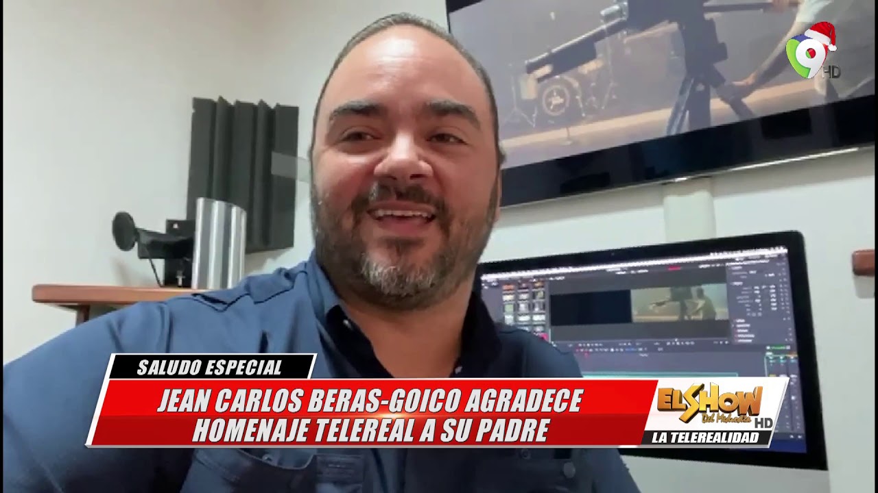 Jean Carlos Beras-Goico agradeció el homenaje hecho a su padre Freddy ...