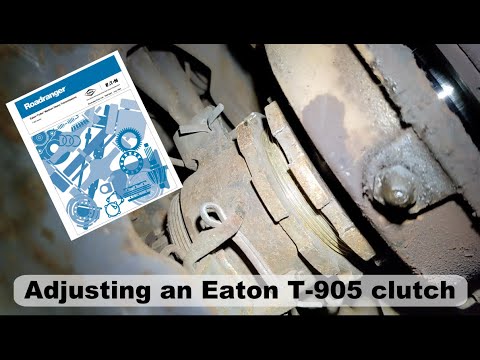 Adjusting an Eaton T-905 clutch in a Crown. - YouTube