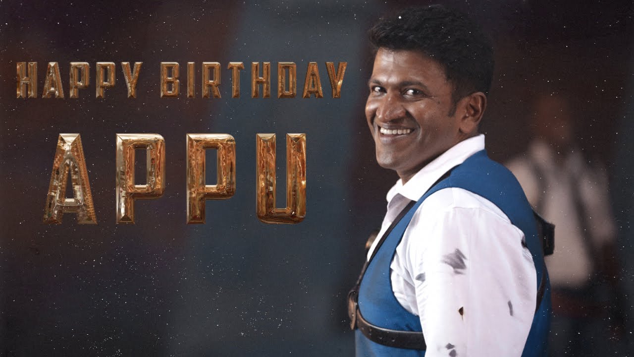 HAPPY BIRTHDAY POWERSTAR I APPU I I YASH I 4K I #appu #puneethrajkumar ...