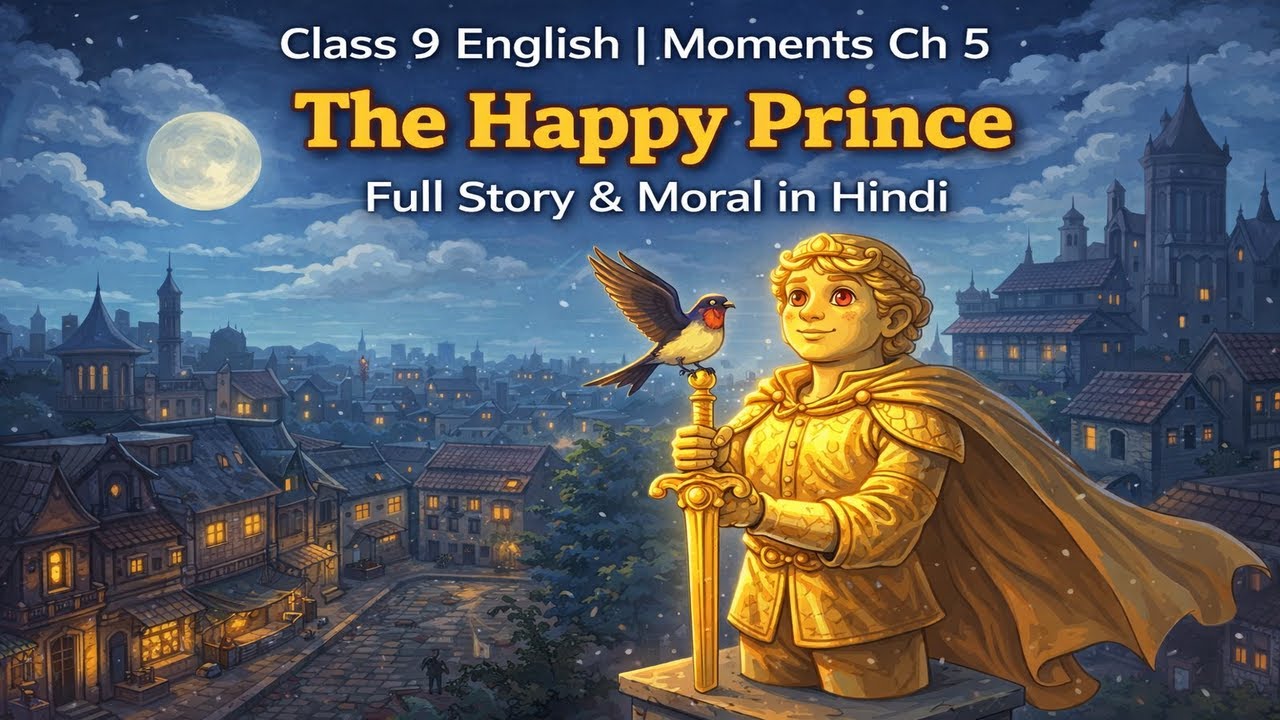 The Happy Prince | Class 9 English Moments Chapter 5 | Full Story ...